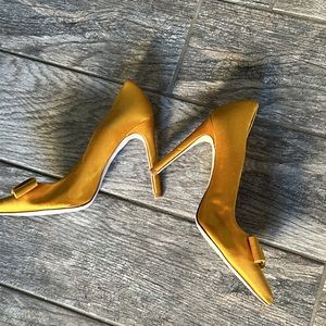 Zara | Shoes | Zara Basic Collection Satin Heels | Poshmark